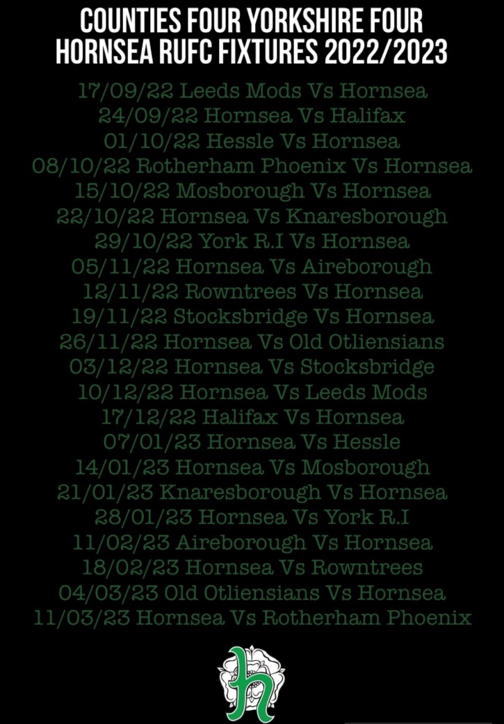 Hornsea Rugby Club | The Hollismen